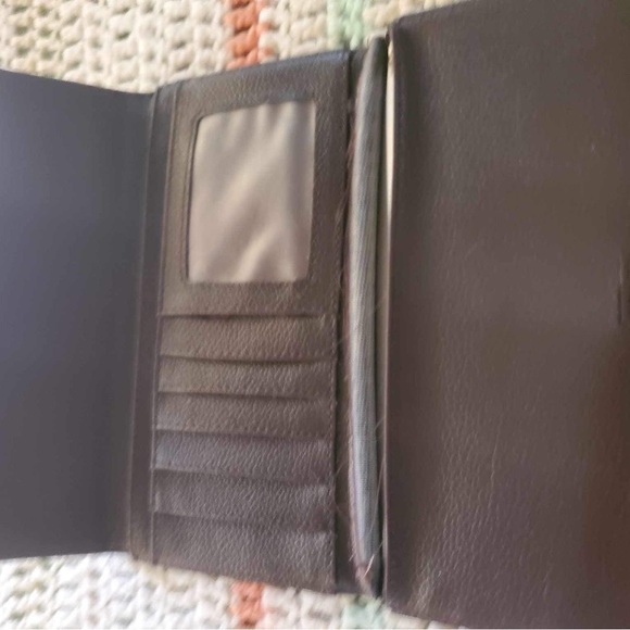 Coach | Bags | Coach Wallet And Matching Checkbook Cover Tan And Brown ...